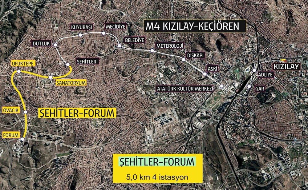 Ankara’da Yapılacak 3 Yeni Metro Hattının Projeleri İçin İmzalar Atıldı ...
